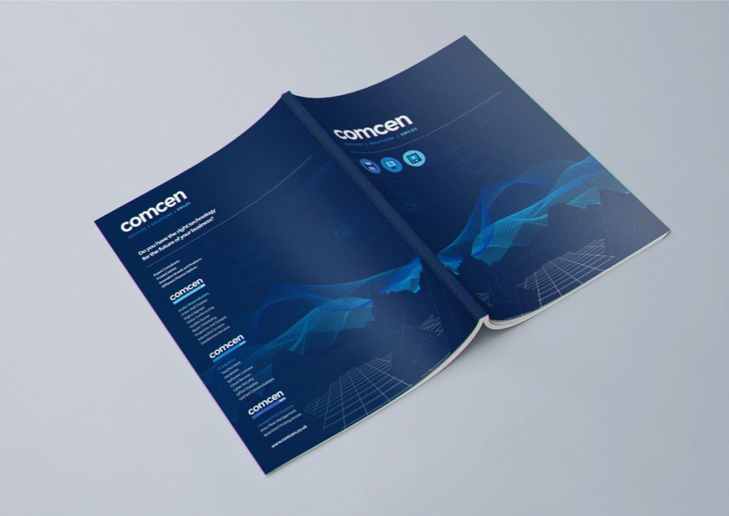 Comcen Brand Identity – Pentagon Design
