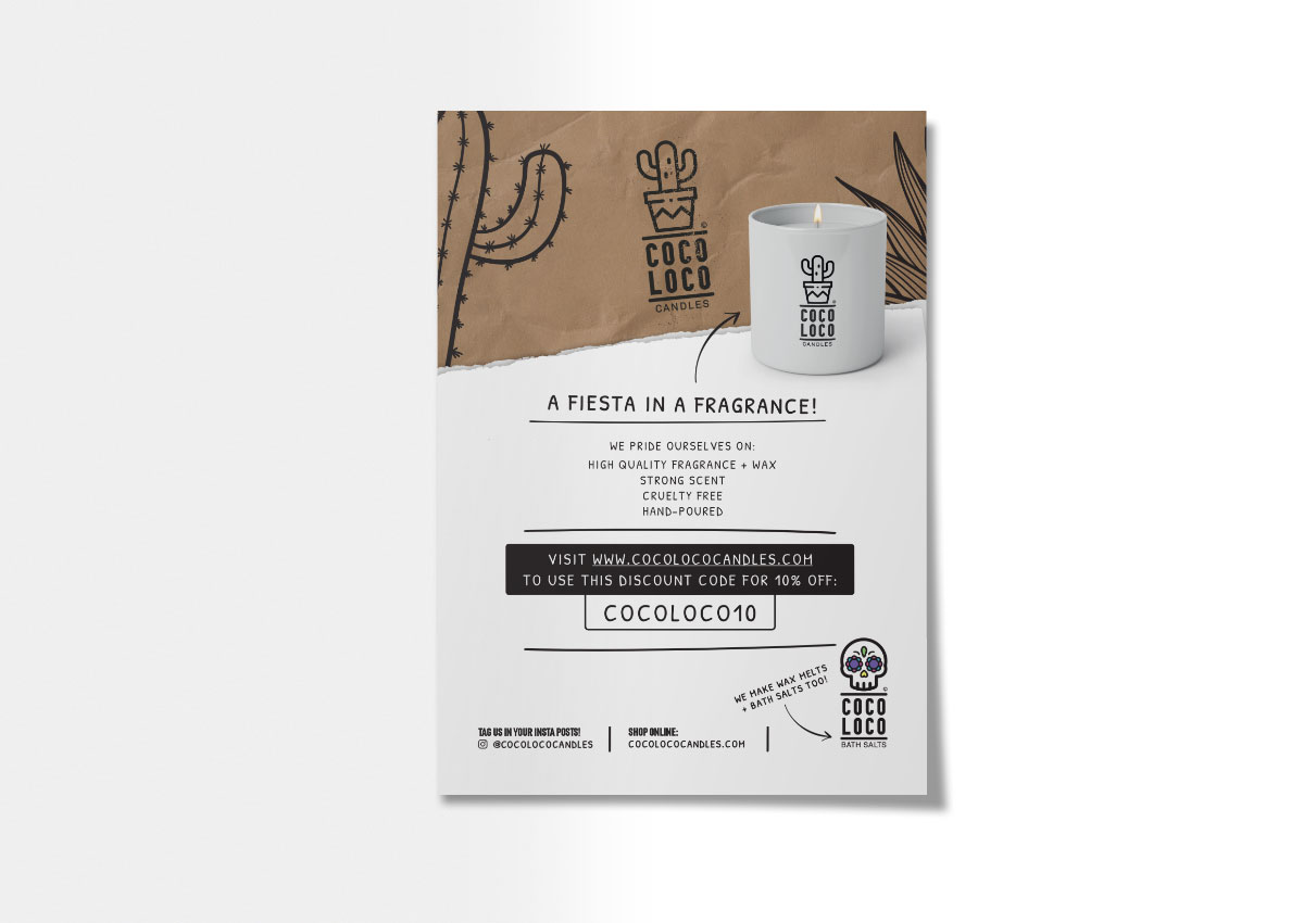 Coco Loco Candles Brand Identity - Pentagon Design