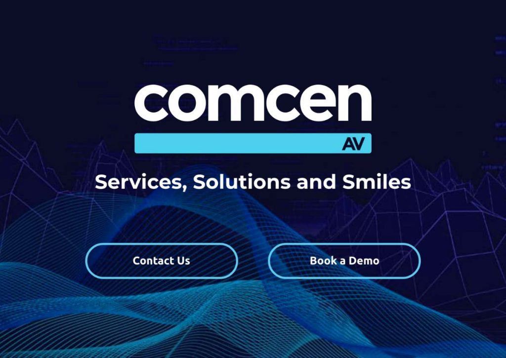 Comcen AV Website - Pentagon Design